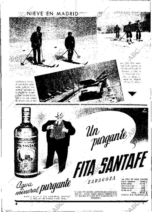 Periódico ABC MADRID 15-01-1942,portada - Archivo ABC