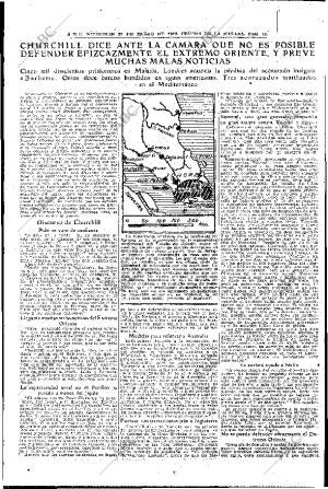 Periódico ABC MADRID 28-01-1942,portada - Archivo ABC