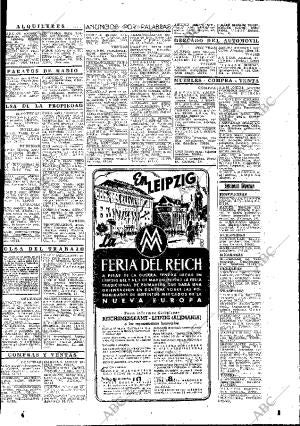 Periódico ABC MADRID 28-01-1942,portada - Archivo ABC