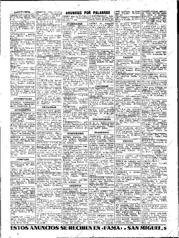 Periódico ABC SEVILLA 29-01-1942,portada - Archivo ABC