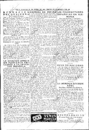 Periódico ABC MADRID 31-01-1942,portada - Archivo ABC