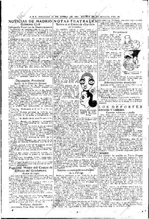Periódico ABC MADRID 31-01-1942,portada - Archivo ABC