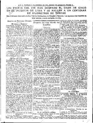 Periódico ABC SEVILLA 08-02-1942,portada - Archivo ABC