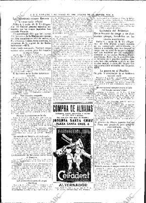 Periódico ABC MADRID 07-03-1942,portada - Archivo ABC
