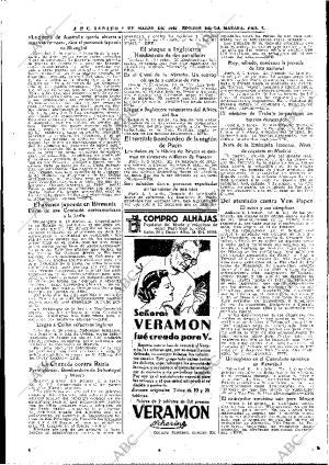 Periódico ABC MADRID 07-03-1942,portada - Archivo ABC