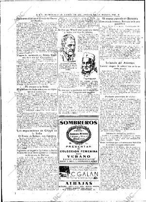 Periódico ABC MADRID 08-04-1942,portada - Archivo ABC