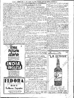 Periódico ABC SEVILLA 15-04-1942,portada - Archivo ABC