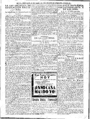 Periódico ABC SEVILLA 15-04-1942,portada - Archivo ABC