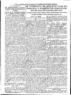 Periódico ABC SEVILLA 20-06-1942,portada - Archivo ABC
