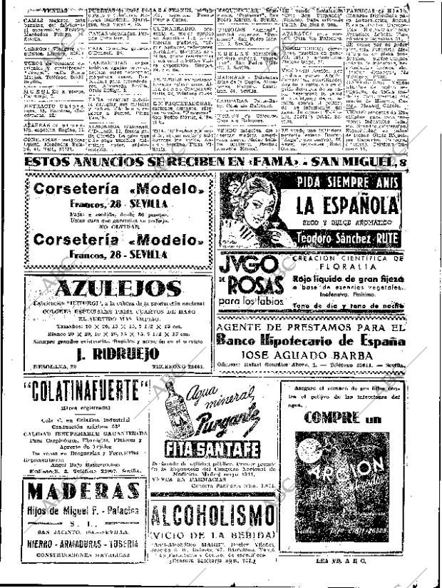 Periódico ABC SEVILLA 23-06-1942,portada - Archivo ABC