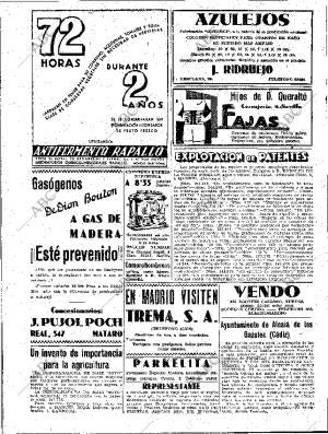 Periódico ABC SEVILLA 22-08-1942,portada - Archivo ABC