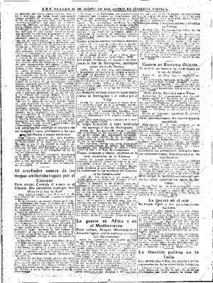 Periódico ABC SEVILLA 22-08-1942,portada - Archivo ABC