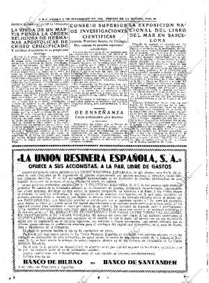 Periódico ABC MADRID 05-09-1942,portada - Archivo ABC