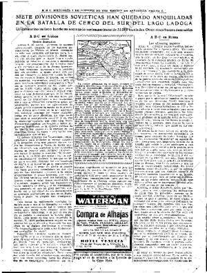 Periódico ABC SEVILLA 07-10-1942,portada - Archivo ABC