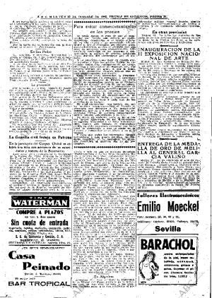 Periódico ABC SEVILLA 13-10-1942,portada - Archivo ABC
