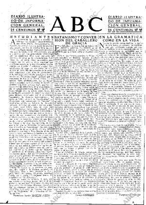 Periódico ABC SEVILLA 13-10-1942,portada - Archivo ABC