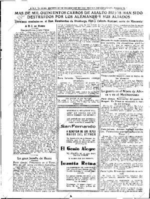 Periódico ABC SEVILLA 22-12-1942,portada - Archivo ABC