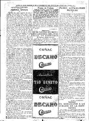 Periódico ABC SEVILLA 22-12-1942,portada - Archivo ABC