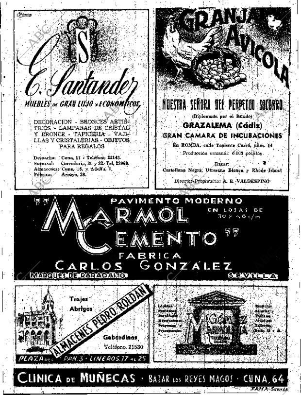 Periódico ABC SEVILLA 04-12-1947,portada - Archivo ABC