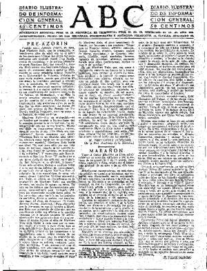 Periódico ABC SEVILLA 04-12-1947,portada - Archivo ABC