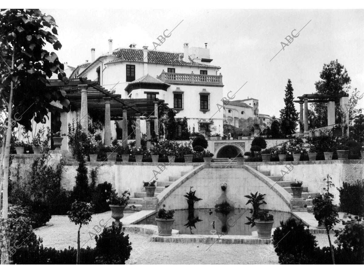 Entrada de la casa del Rey moro en Ronda (Málaga) - Archivo ABC