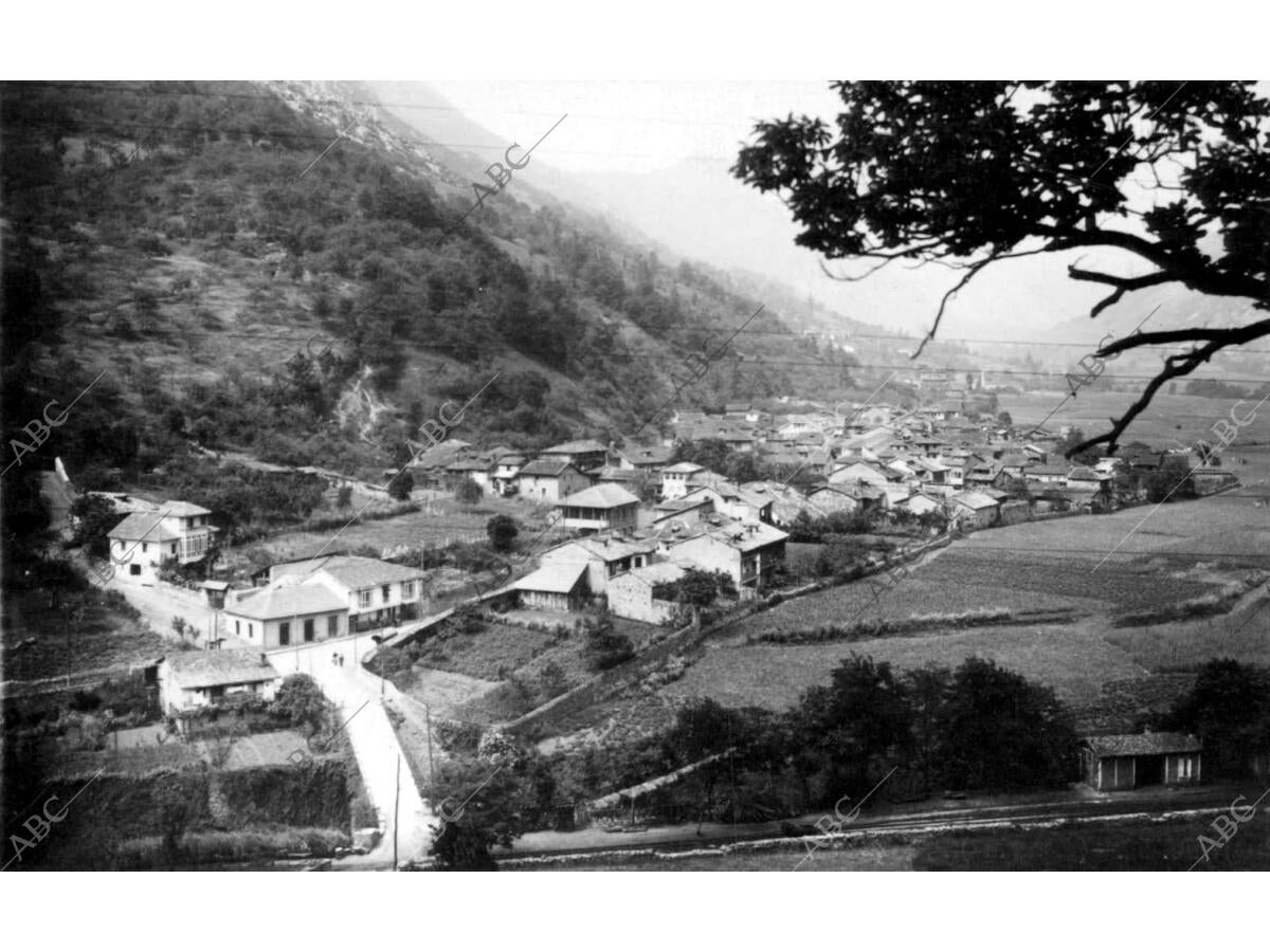 Vista general del pueblo Proaza (Asturias) - Archivo ABC