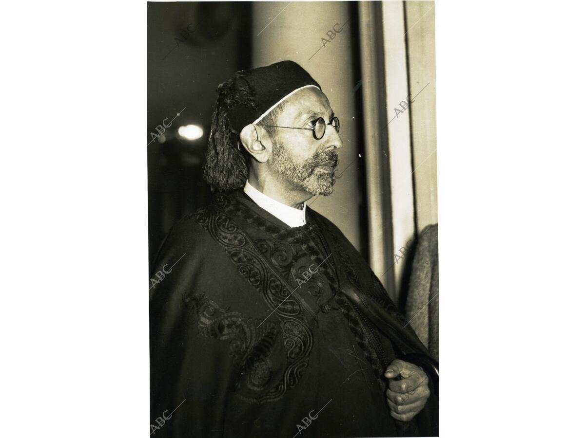 Retrato del Rey Idriss I durante su visita A España - Archivo ABC