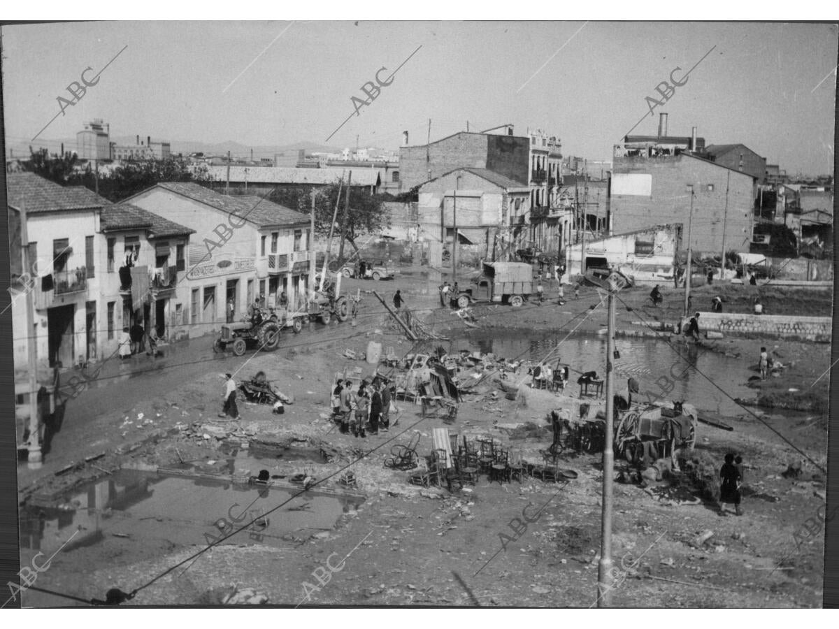 Imagen de los daños causados por la riada - Archivo ABC