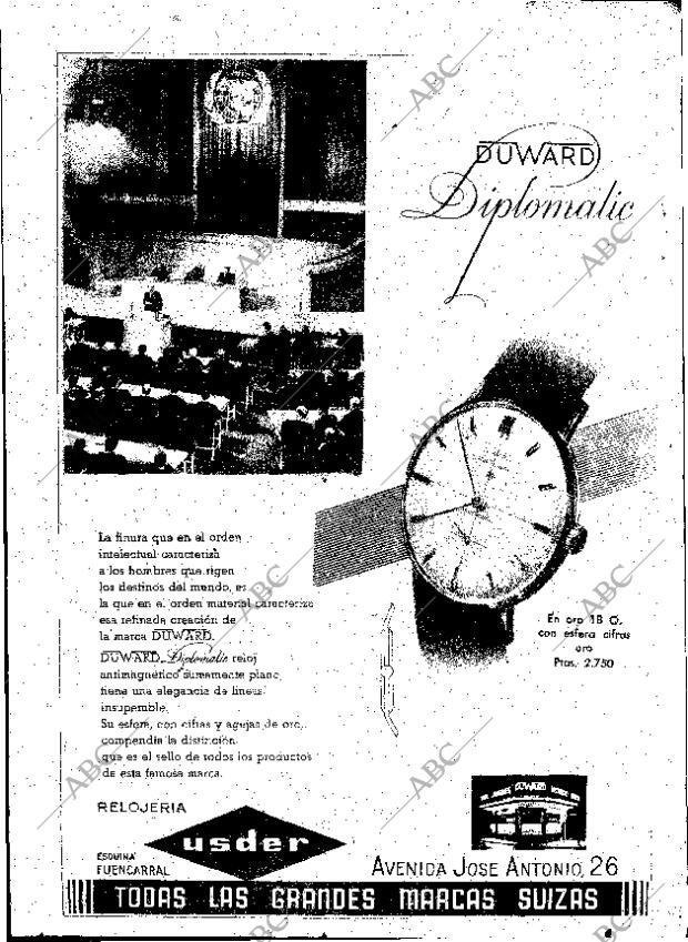 Periódico ABC MADRID 07-01-1958,portada - Archivo ABC