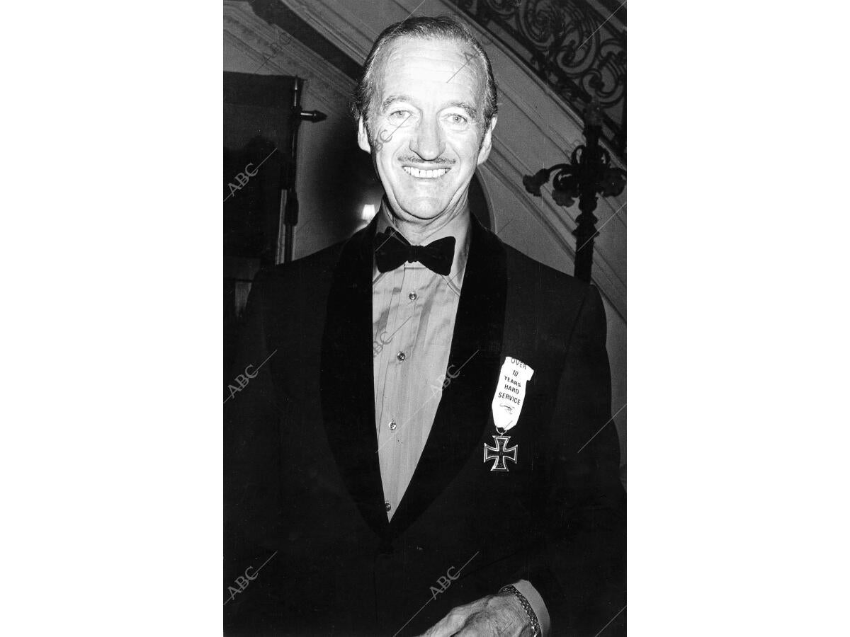 El actor David Niven - Archivo ABC