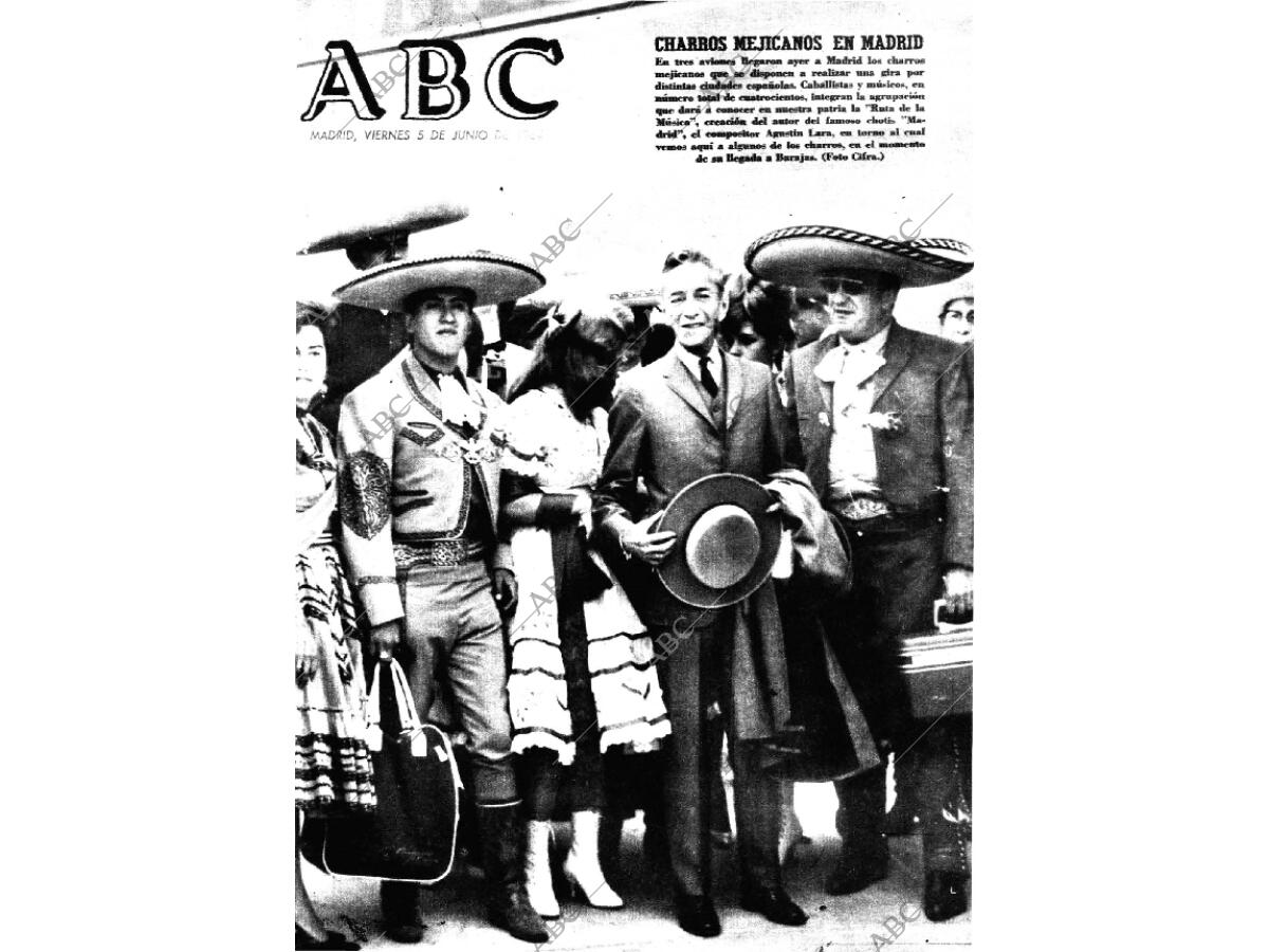 Periódico ABC MADRID 05-06-1964,portada - Archivo ABC