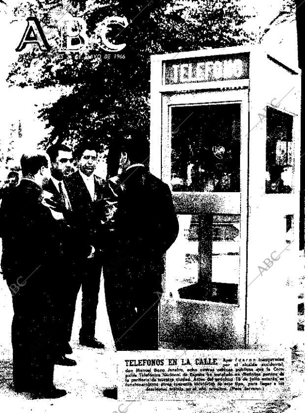 Periódico ABC SEVILLA 26-05-1966,portada - Archivo ABC
