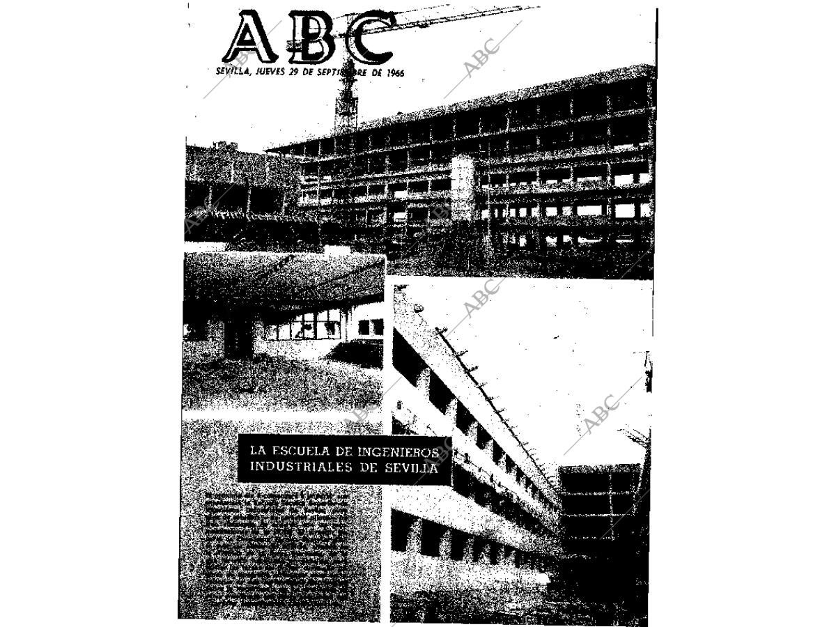 Periódico ABC SEVILLA 29-09-1966,portada - Archivo ABC
