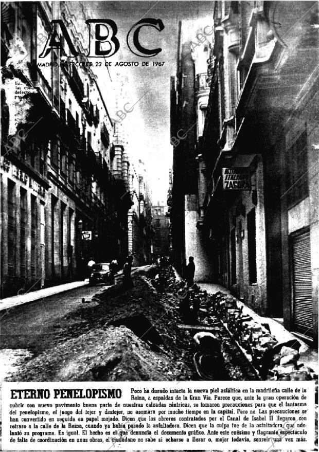 Periódicos de ABC Madrid en el año 1967 - Archivo ABC