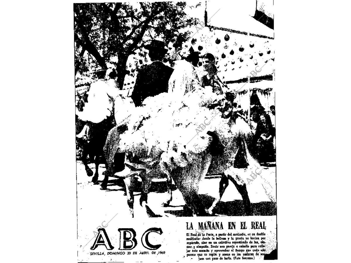 Periódico ABC SEVILLA 20-04-1969,portada - Archivo ABC