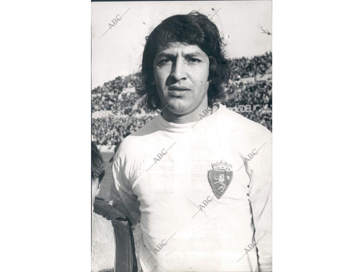 Retrato del jugador del real Zaragoza Nino Arrúa - Archivo ABC