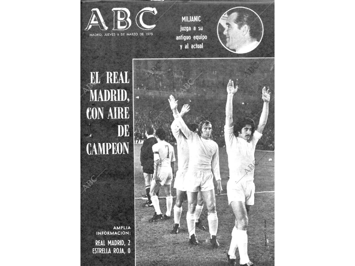 Periódico ABC MADRID 06-03-1975,portada - Archivo ABC