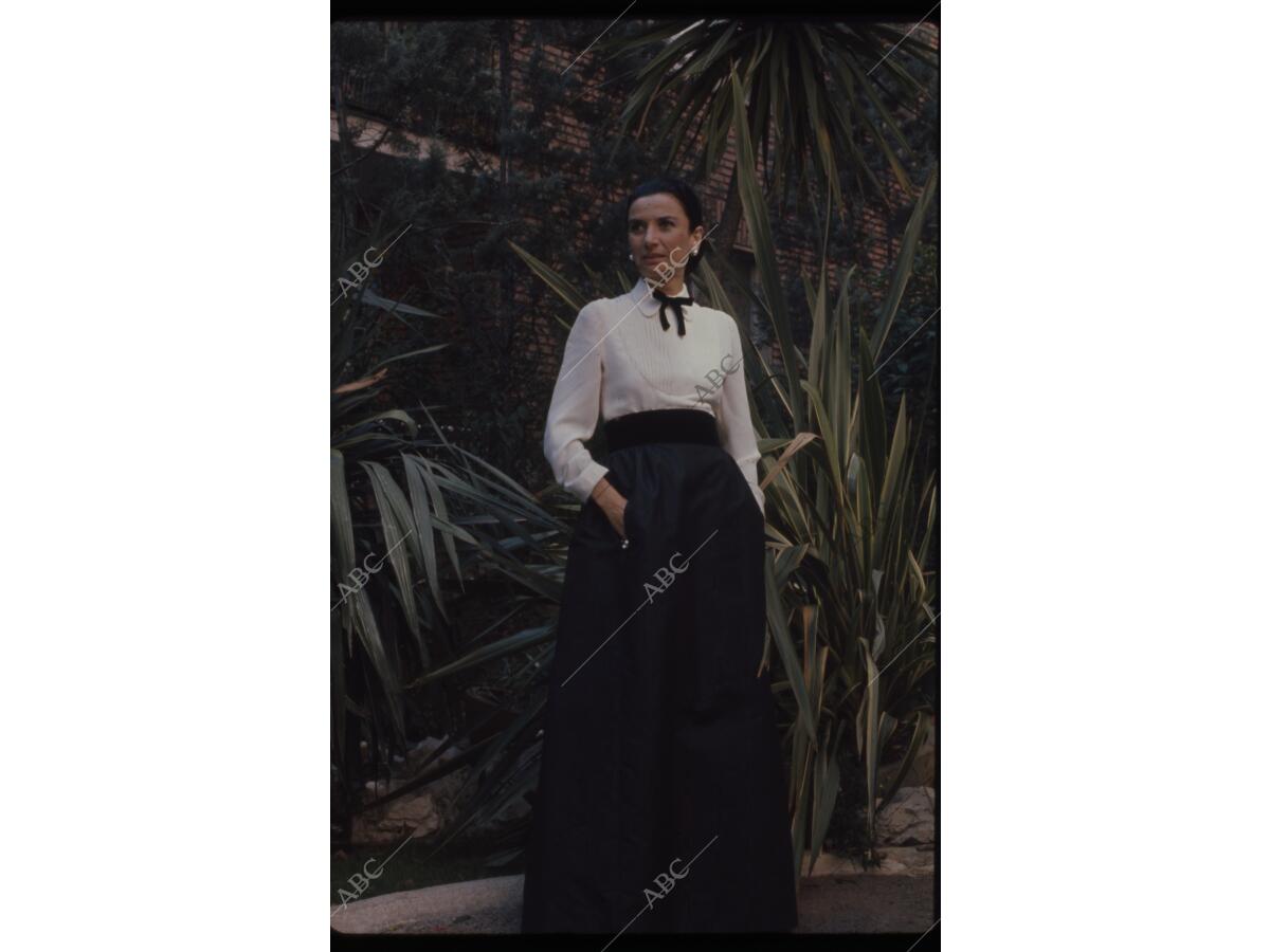 Elegante imagen de Charo Palacios, Condesa de Montarco - Archivo ABC