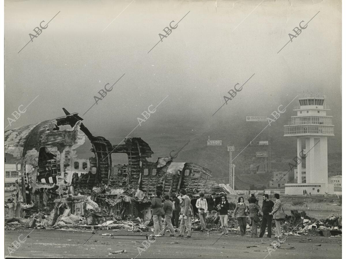 Catástrofe aérea en el Aeropuerto de los Rodeos - Archivo ABC