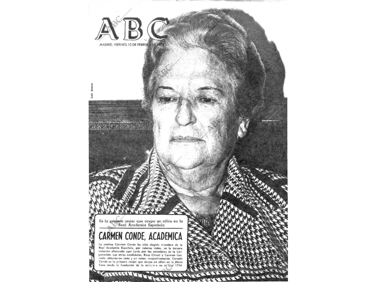 Periódico ABC MADRID 10-02-1978,portada - Archivo ABC