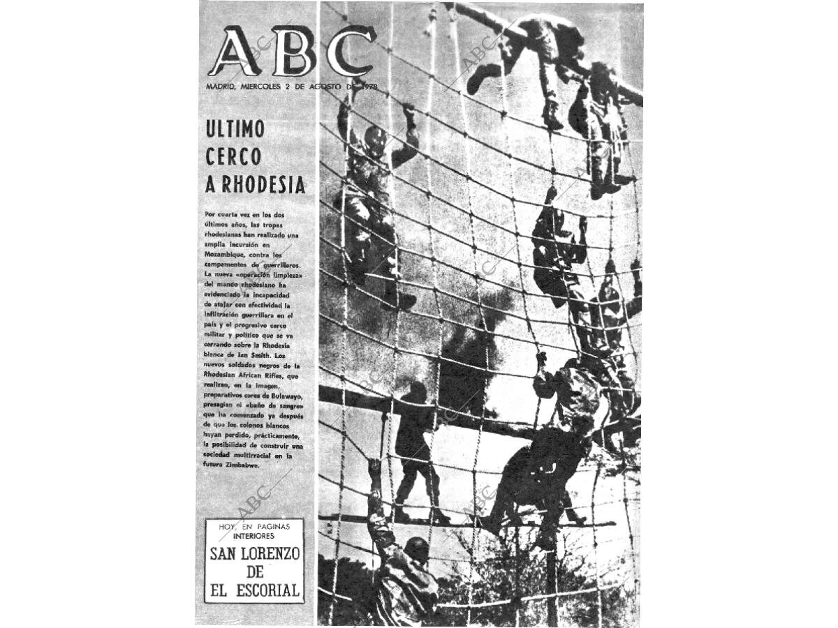 Periódico ABC MADRID 02-08-1978,portada - Archivo ABC