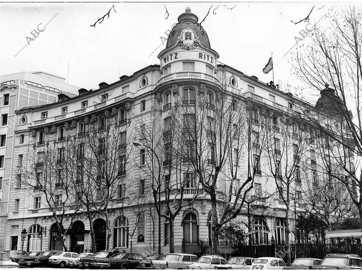 El hotel Ritz de Madrid en 1982 - Archivo ABC