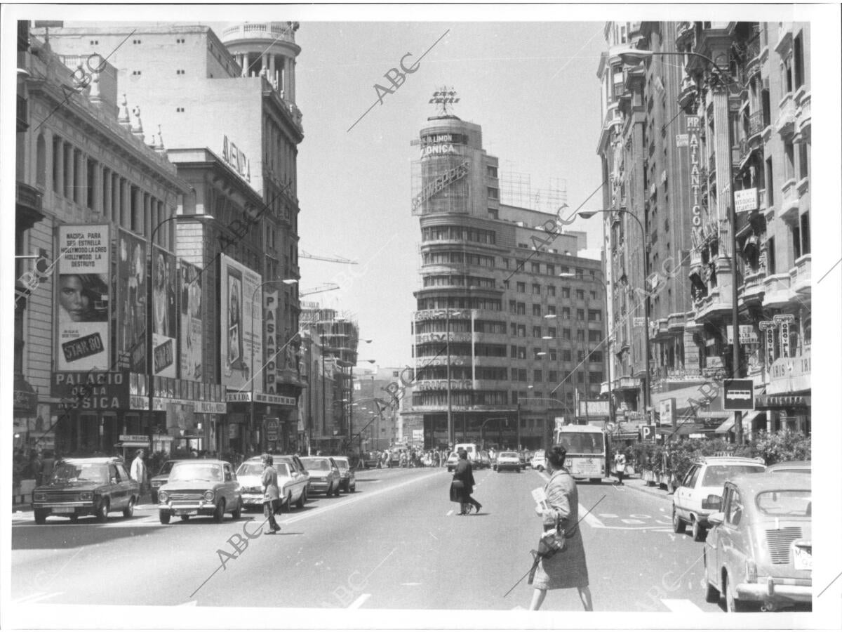 La Gran Vía madrileña - Archivo ABC