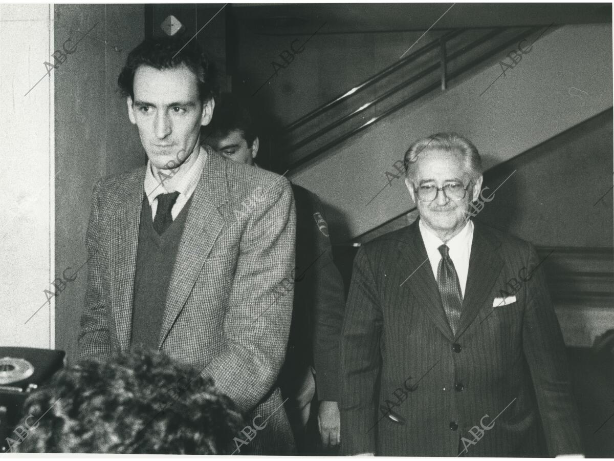 Javier Anastasio, en los juzgados de Madrid, tras la reapertura del ...