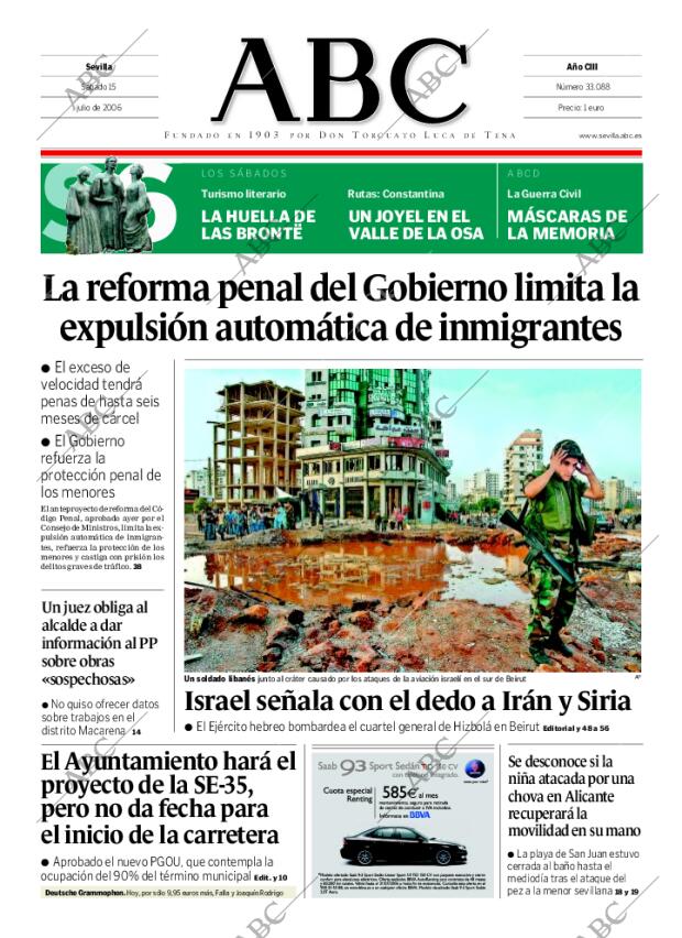 Hemeroteca, periódicos ABC de la historia - Archivo ABC