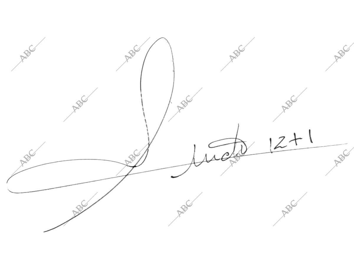 Firma Autógrafa de Ángel nieto - Archivo ABC