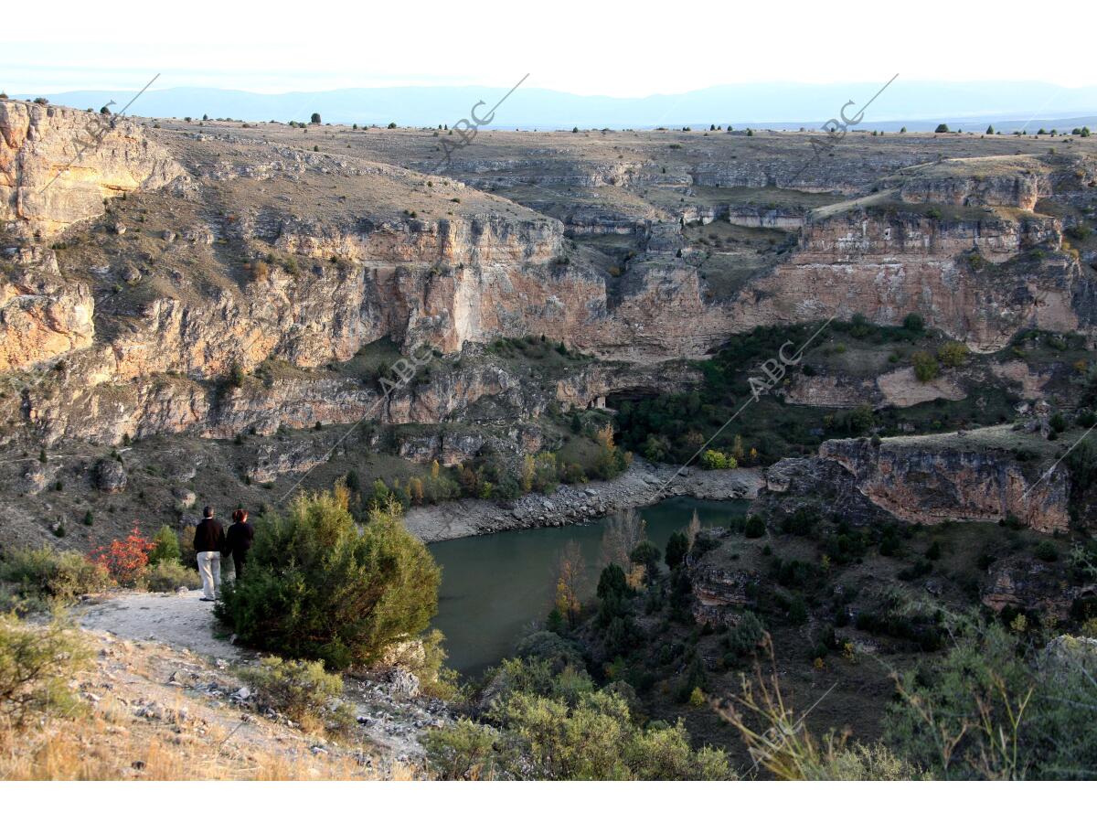Red de sendas del Parque Natural de las Hoces del río Duratón - Archivo ABC