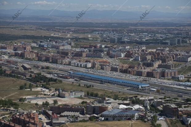 Reportaje desde la torre espacio (vista aerea) Sanchinarro Madrid 12/06 ...