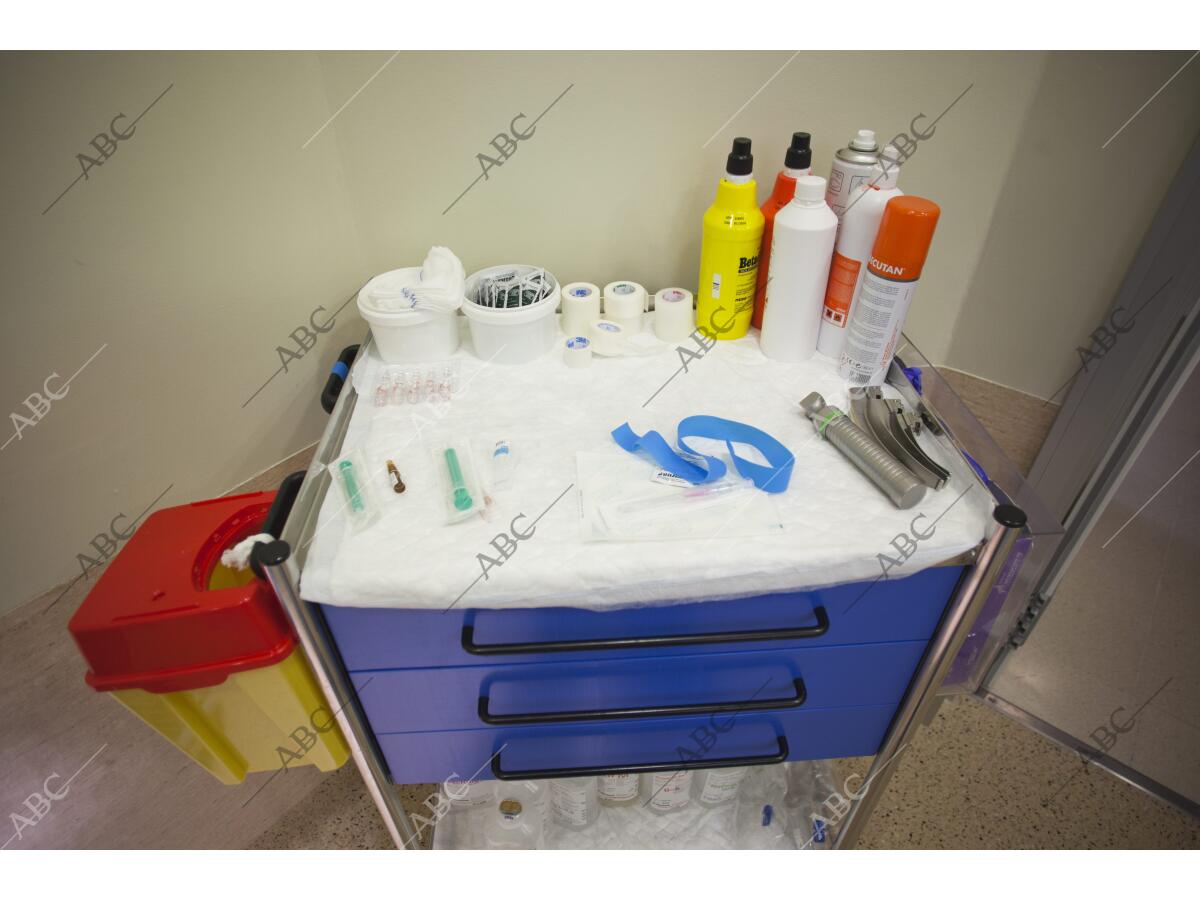 Objetos Sanitarios, clínica Cemtro - Archivo ABC