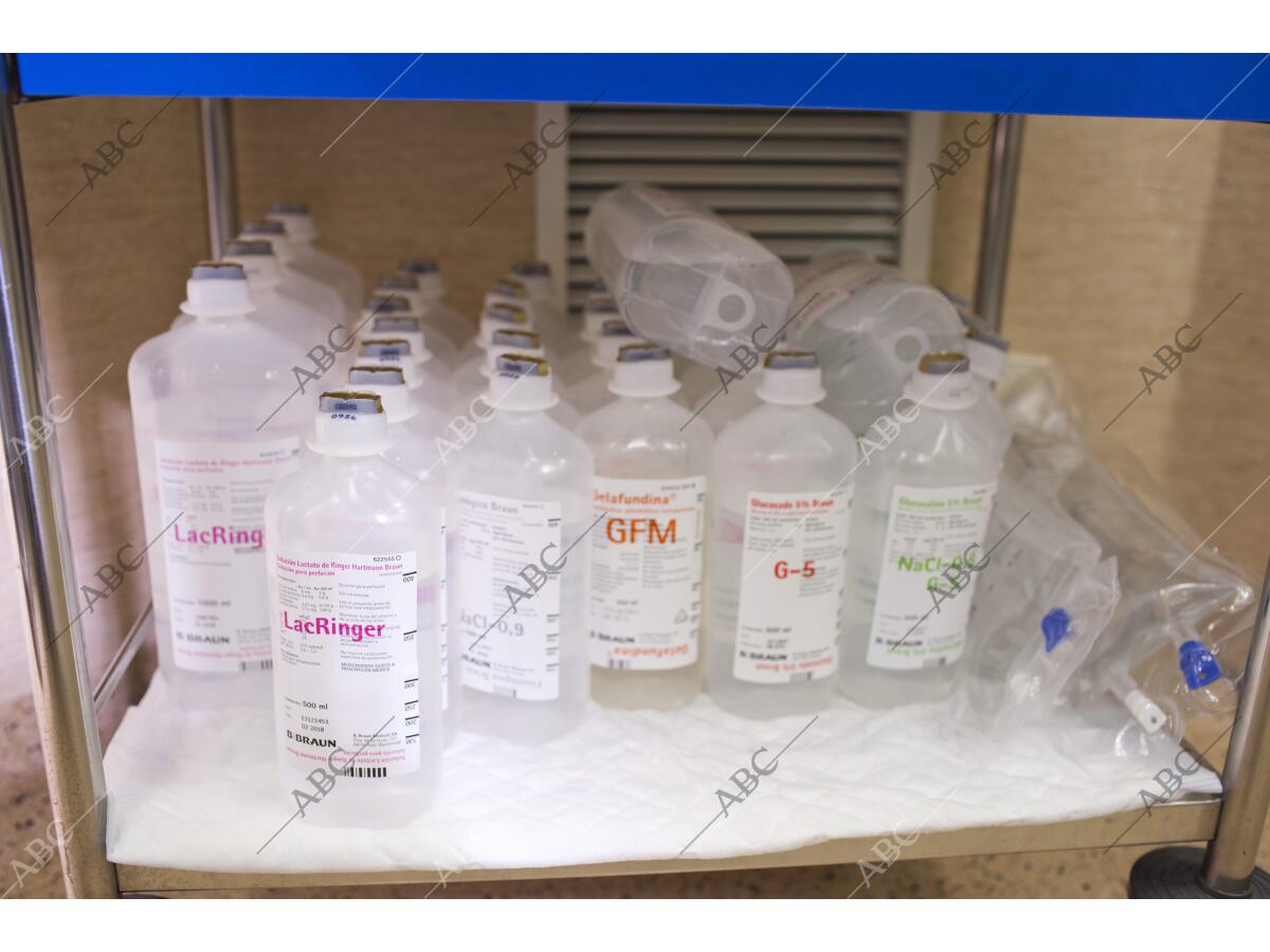 Objetos Sanitarios, clínica Cemtro - Archivo ABC